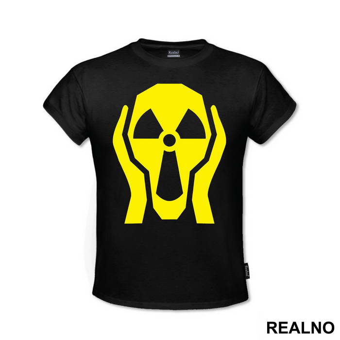 SCREAM - RADIATION SIGN - CHERNOBYL - MAJICA