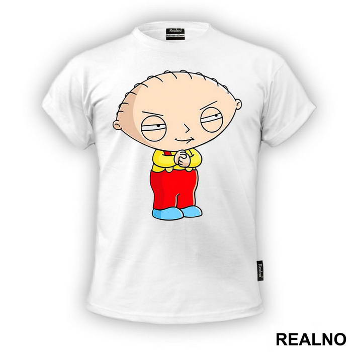 EVIL GENIUS STEWIE - FAMILY GUY - MAJICA