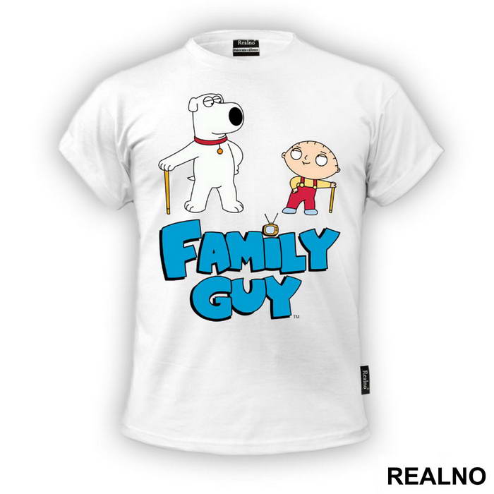 GENTLEMEN: STEWIE AND BRIAN - FAMILY GUY - MAJICA
