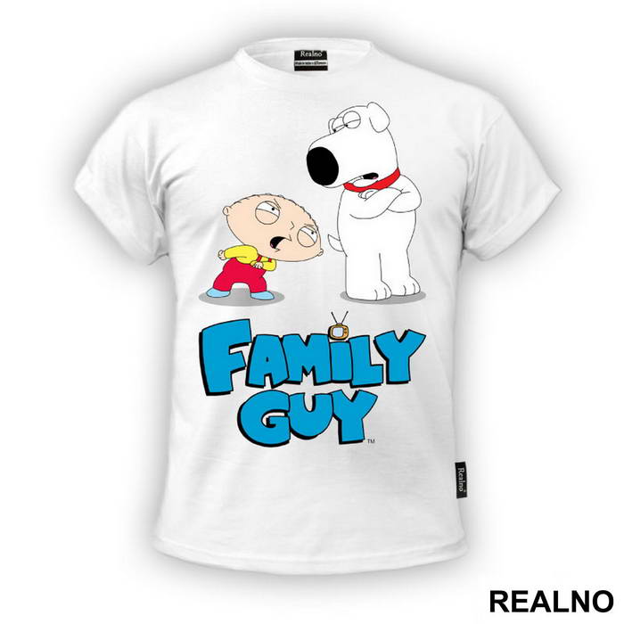 STEWIE AND BRIAN - FAMILY GUY - MAJICA