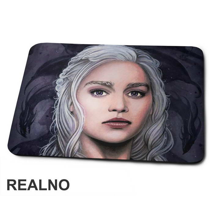 DAENERYS TARGARYEN - PORTRAIT - GAME OF THRONES - GOT - PODLOGA ZA MIŠ