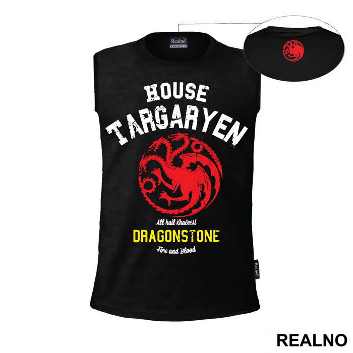 HOUSE TARGARYEN - ALL HAIL KHALEESI - DRAGONSTONE - GAME OF THRONES - GOT - MAJICA