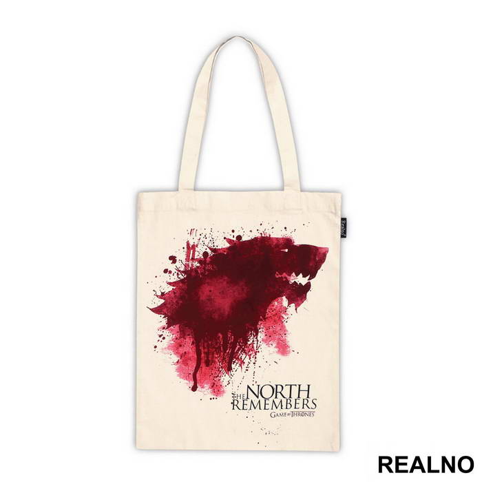 THE NORTH REMEMBERS - BLOODY WOLF SIGIL - HOUSE STARK - GAME OF THRONES - GOT - CEGER