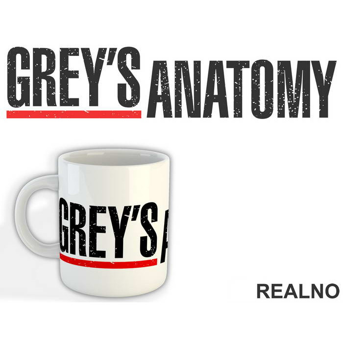 LOGO - GREY'S ANATOMY - ŠOLJA