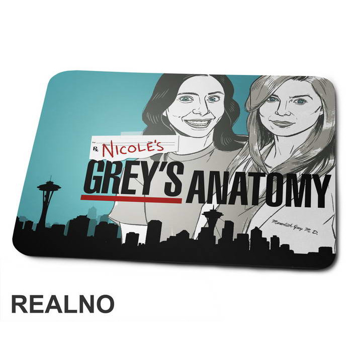 NICOLE'S ANATOMY - GREY'S ANATOMY - PODLOGA ZA MIŠ