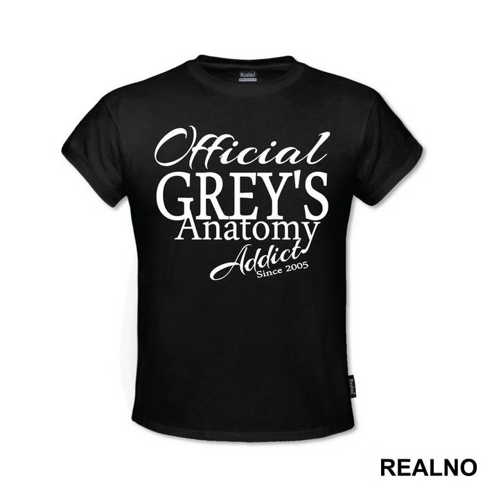 OFFICIAL ADDICT - GREY'S ANATOMY - MAJICA