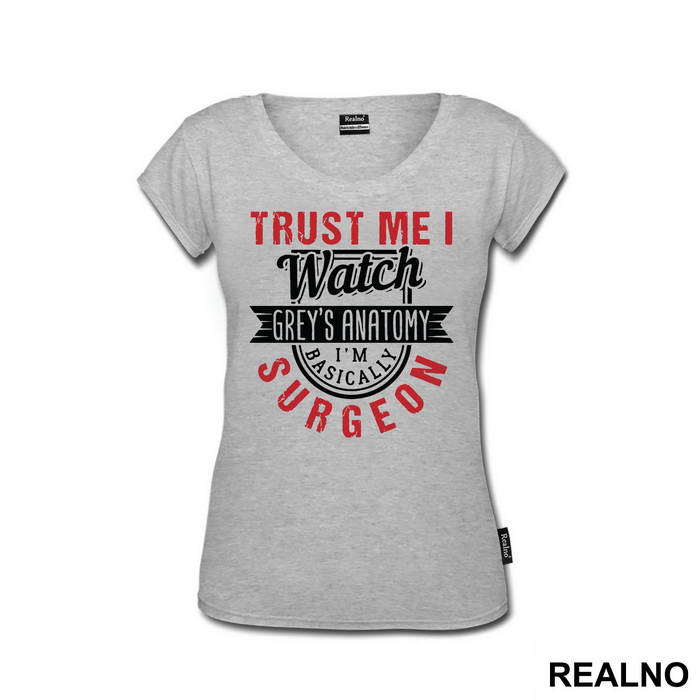 TRUST ME I WATCH - GREY'S ANATOMY - MAJICA