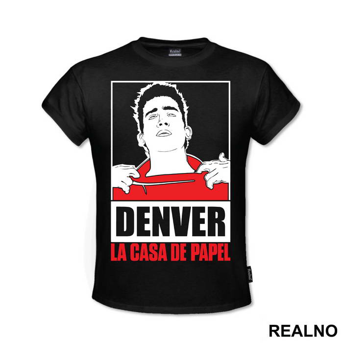 DENVER RED SUIT - LA CASA DE PAPEL - MONEY HEIST - MAJICA