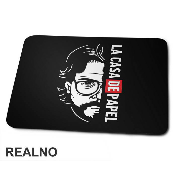 LOGO AND EL PROFESSOR - LA CASA DE PAPEL - MONEY HEIST - PODLOGA ZA MIŠ