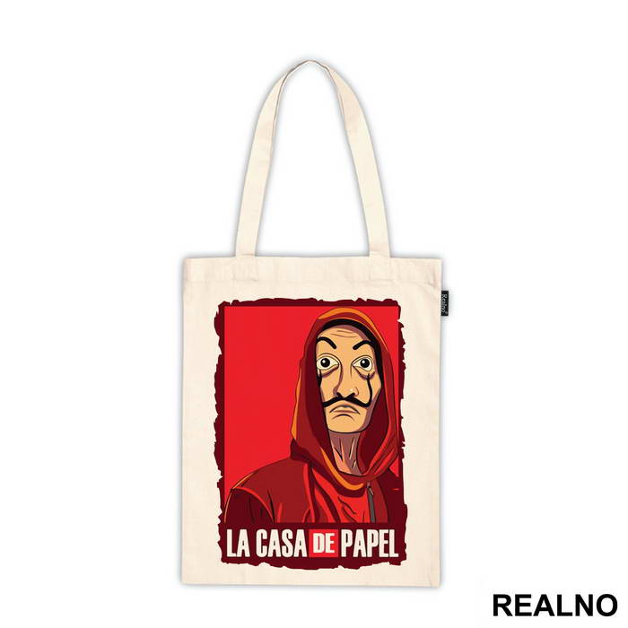 MASK AND LOGO FRAME - LA CASA DE PAPEL - MONEY HEIST - CEGER