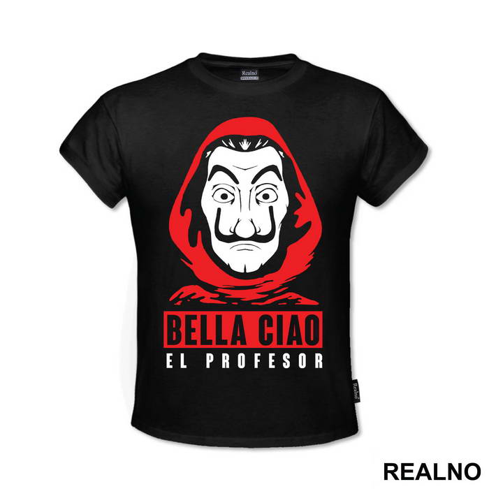 RED HOOD BELLA CIAO EL PROFESOR - THE PROFESSOR - LA CASA DE PAPEL - MONEY HEIST - MAJICA