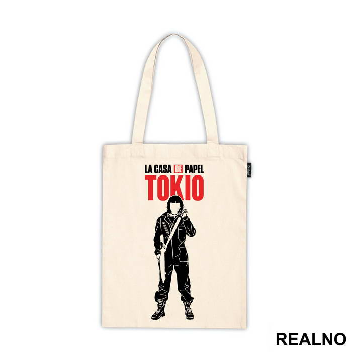 TOKIO - TOKYO SILHOUETTE WITH A GUN - LA CASA DE PAPEL - MONEY HEIST - CEGER