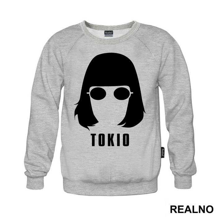 TOKYO - TOKIO HEAD SILHOUETTE WITH GLASSES - LA CASA DE PAPEL - MONEY HEIST - DUKS