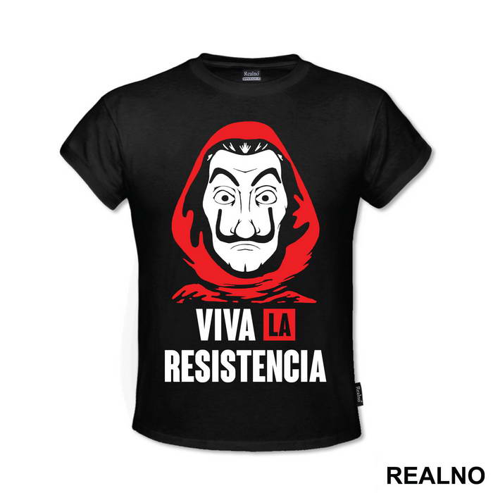 VIVA LA RESISTENCIA - LA CASA DE PAPEL - MONEY HEIST - MAJICA