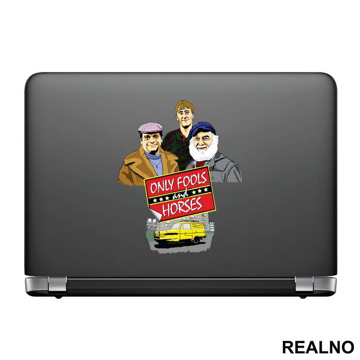 CARICATURE - ONLY FOOLS AND HORSES - MUĆKE - NALEPNICA