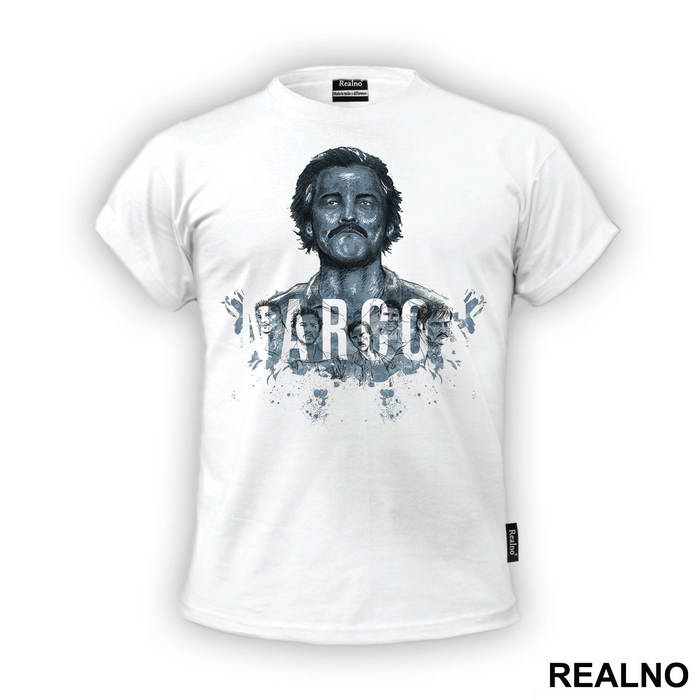 PABLO ESCOBAR DOUBLE EXPOSURE - NARCOS - MAJICA