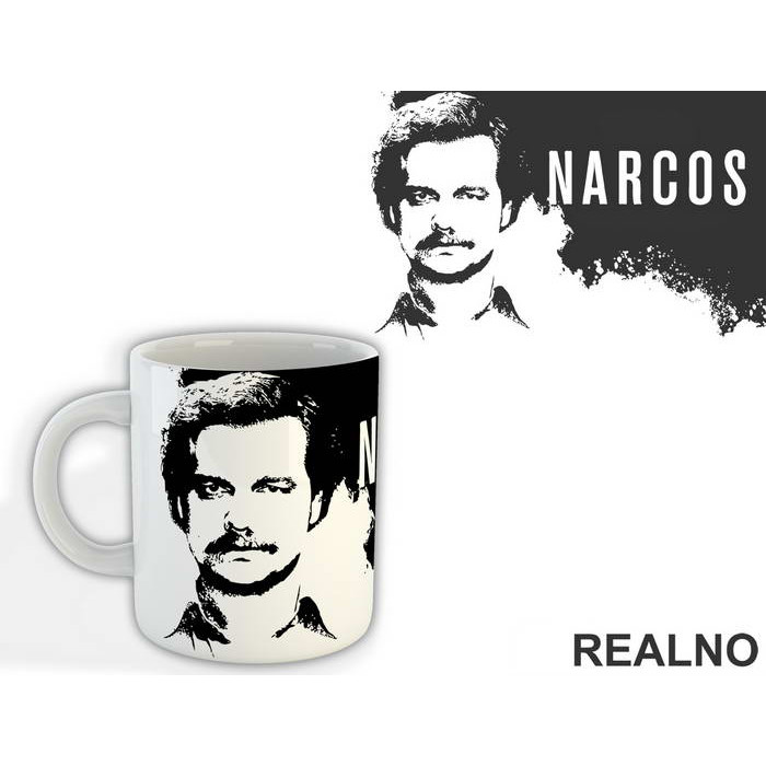 PABLO ESCOBAR FACE - NARCOS - ŠOLJA