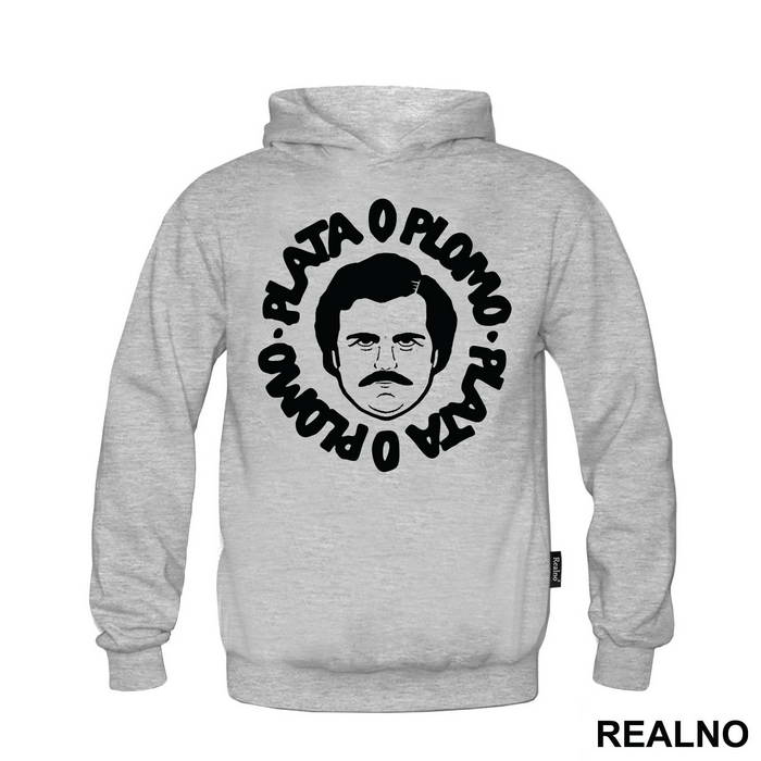 PLATA O PLOMO PABLO ESCOBAR HEAD ILLUSTRATION - NARCOS - DUKS