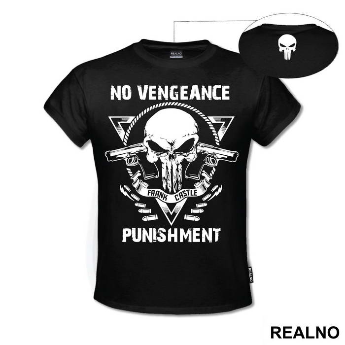 NO VENGEANCE - PUNISHMENT - PUNISHER - MAJICA
