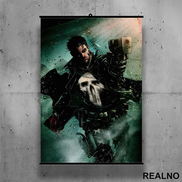 SHATTERED PICTURE - PUNISHER - POSTER SA NOSAČEM