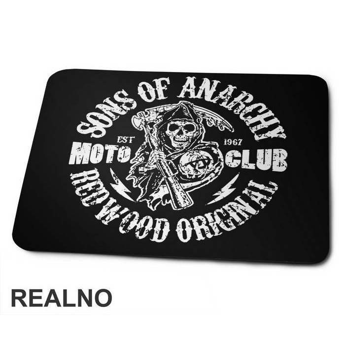 MOTO CLUB - REDWOOD ORIGINAL - SONS OF ANARCHY - SOA - PODLOGA ZA MIŠ