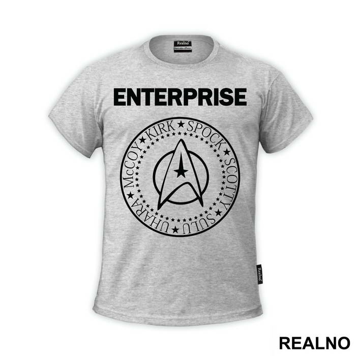 ENTERPRISE - RAMONES - STAR TREK - MAJICA
