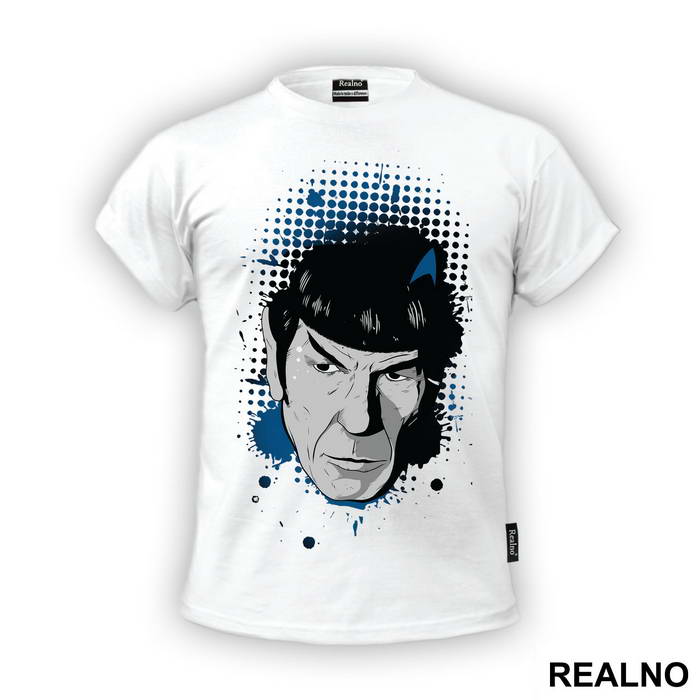 SPOCK - BLUE DOTS - STAR TREK - MAJICA