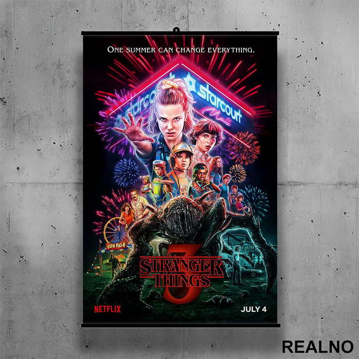 PART 3 - STRANGER THINGS - POSTER SA NOSAČEM