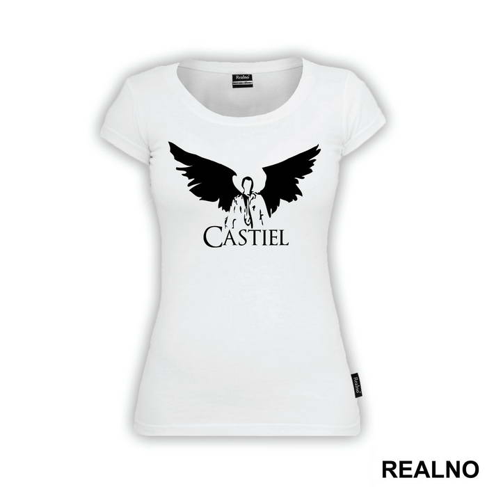 CASTIEL - BLACK - SUPERNATURAL - MAJICA