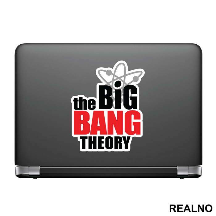 LOGO - THE BIG BANG THEORY - TBBT - NALEPNICA