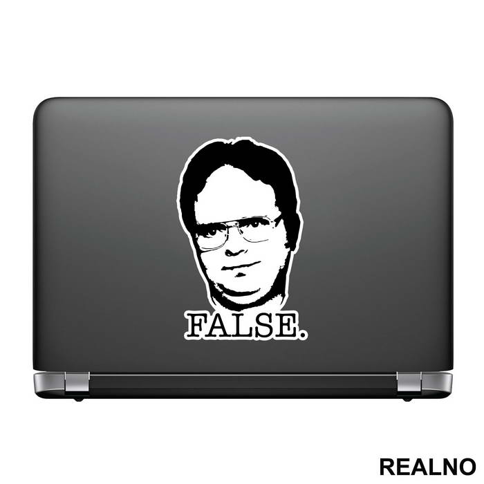 DWIGHT HEAD - FALSE - THE OFFICE - NALEPNICA