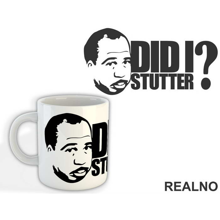 HEAD OUTLINE - DID I STUTTER - THE OFFICE - ŠOLJA