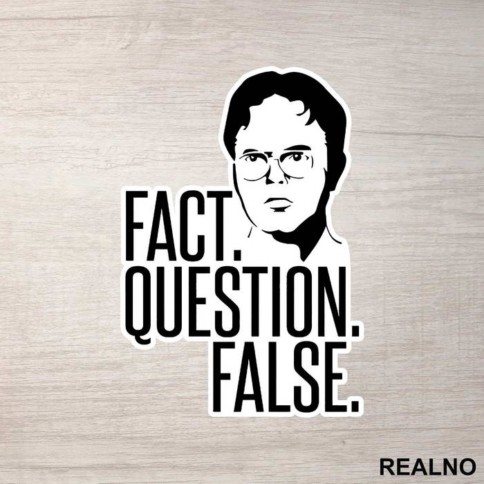 HEAD OUTLINE - FACT QUESTION FALSE - THE OFFICE - NALEPNICA