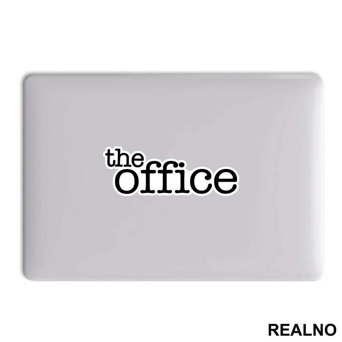 TEXT LOGO - THE OFFICE - NALEPNICA