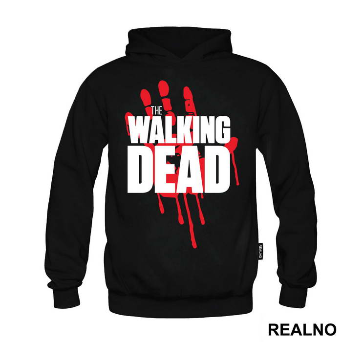 BLOODY HAND PRINT LOGO - THE WALKING DEAD - DUKS