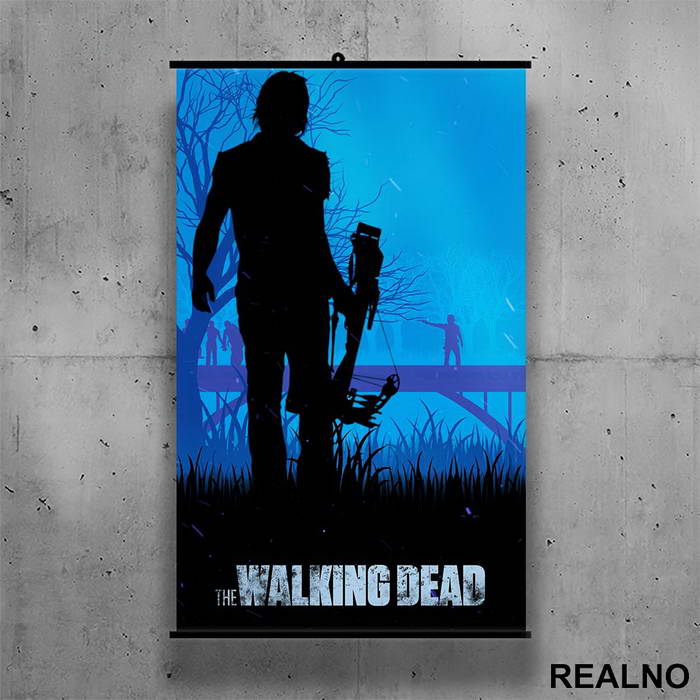 DARYL - SHADOW - THE WALKING DEAD - POSTER SA NOSAČEM