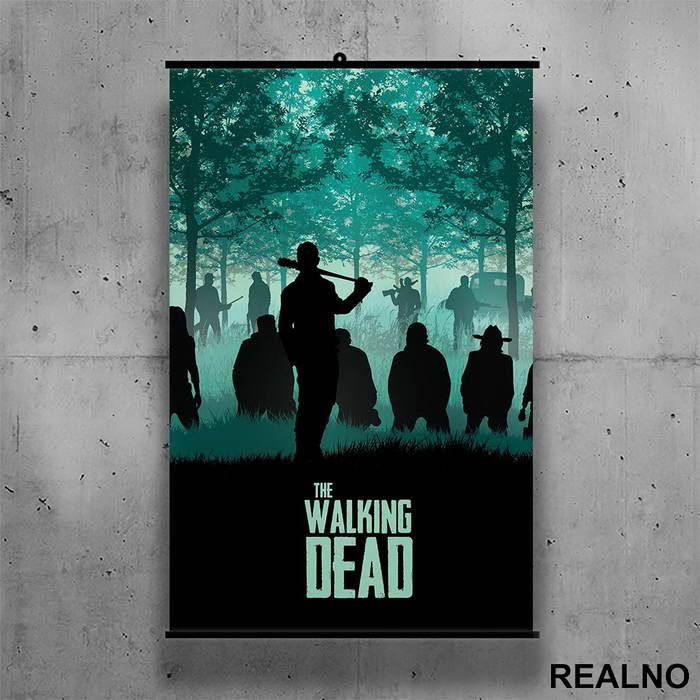 GREEN FOREST - THE WALKING DEAD - POSTER SA NOSAČEM