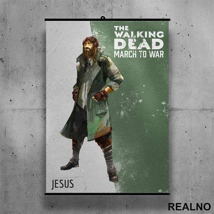 JESUS - THE WALKING DEAD - POSTER SA NOSAČEM