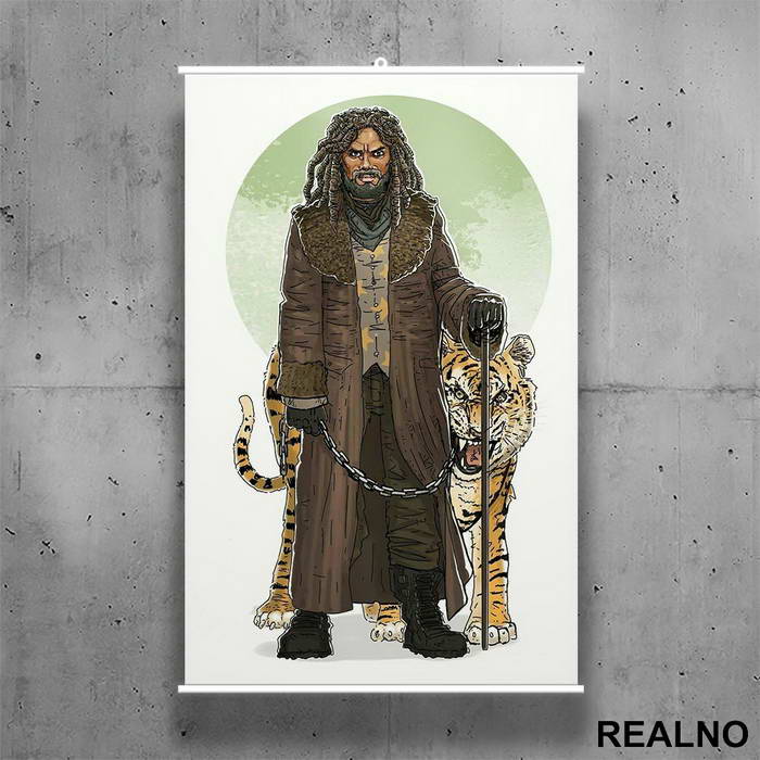 KING EZEKIEL - THE WALKING DEAD - POSTER SA NOSAČEM