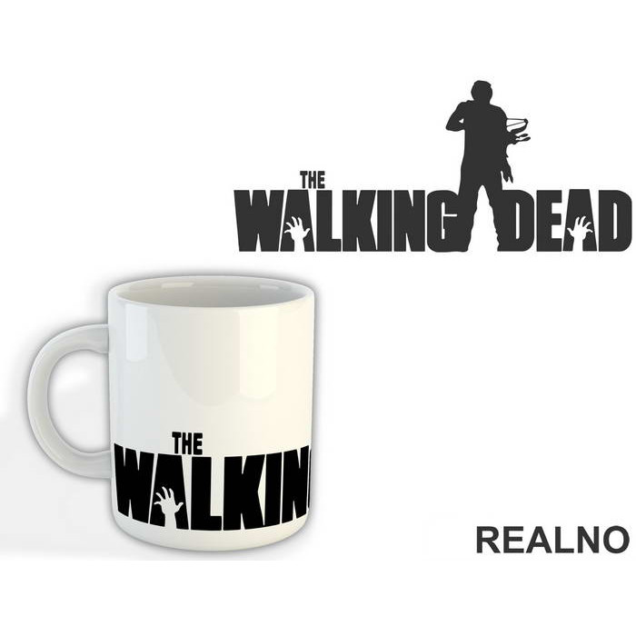 LOGO DARYL DIXON SILHOUETTE - THE WALKING DEAD - ŠOLJA