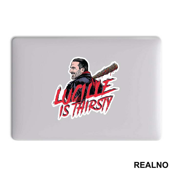 LUCILLE IS THIRSTY - THE WALKING DEAD - NALEPNICA