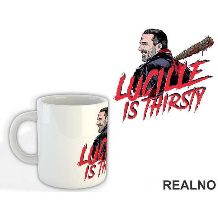 LUCILLE IS THIRSTY - THE WALKING DEAD - ŠOLJE