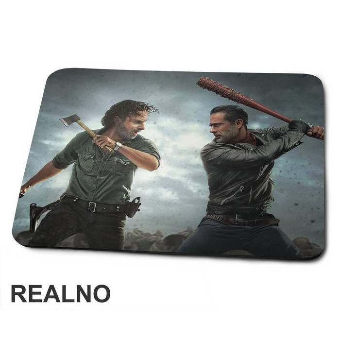 RICK AND NEGAN - THE WALKING DEAD - PODLOGA ZA MIŠ