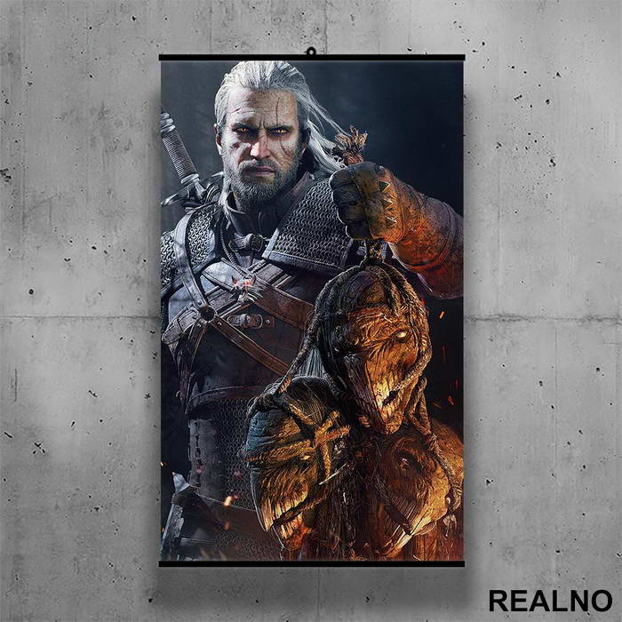 WILD HUNT - THE WITCHER - POSTER SA NOSAČEM