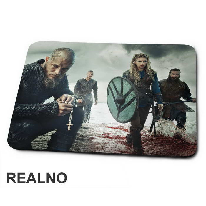 RAGNAR, LAGERTHA, BJORN AND ROLLO - VIKINGS - PODLOGA ZA MIŠ