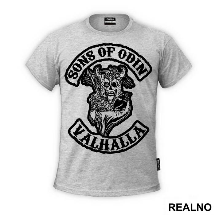 SONS OF ODIN VALHALLA - VIKINGS - MAJICA