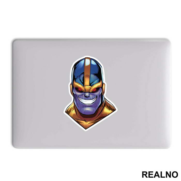 HEAD ILLUSTRATION - THANOS - AVENGERS - NALEPNICA