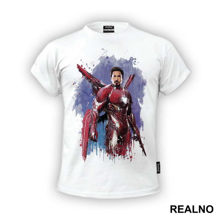 IRONMAN - DRIPPING COLORS - AVENGERS - MAJICA