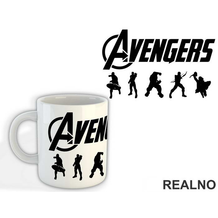 LOGO - AVENGERS - ŠOLJA