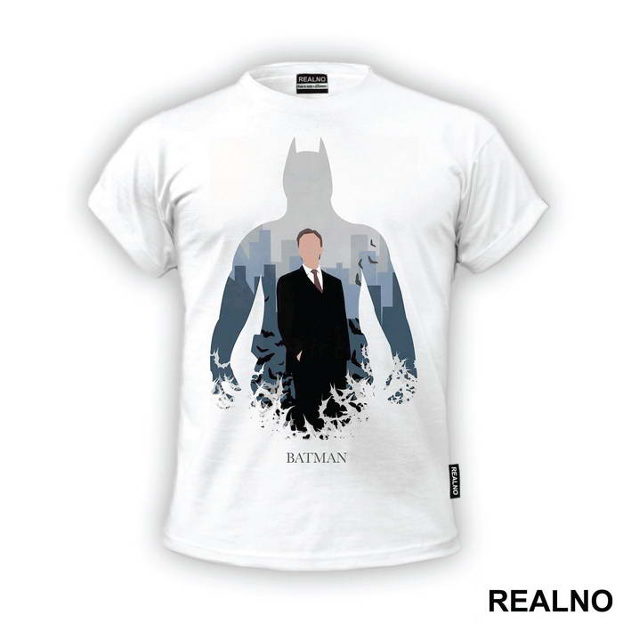 BRUCE WAYNE DOUBLE EXPOSURE - BATMAN - MAJICA